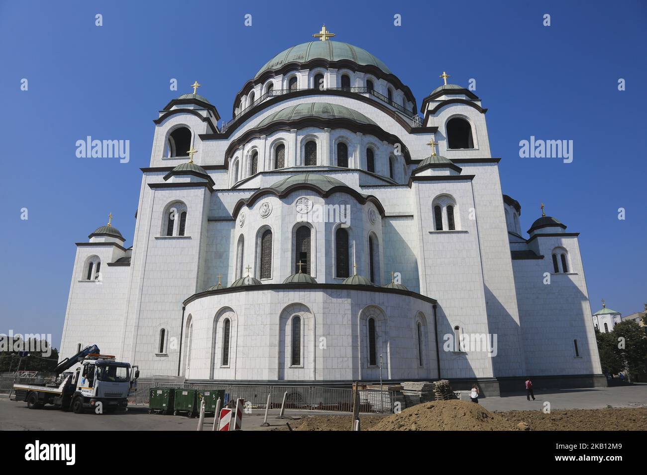 St. Sava church in Belgrade, Serbia. It is one of the largest Christian ...