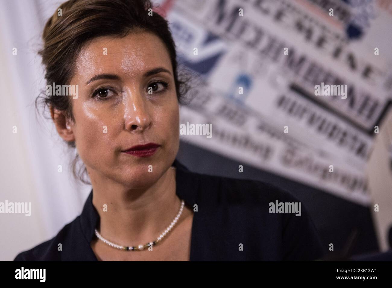 Italy rome press ofice filippo grandi unhcr carlotta sami hi-res stock ...