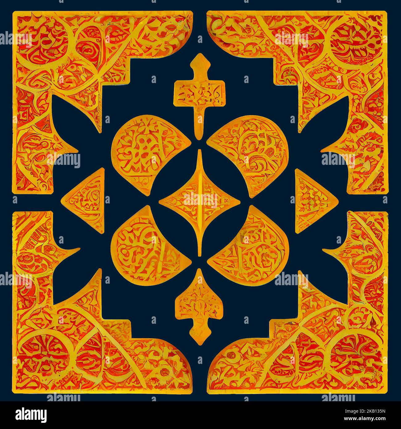 Islamic tile pattern hi-res stock photography and images - Alamy