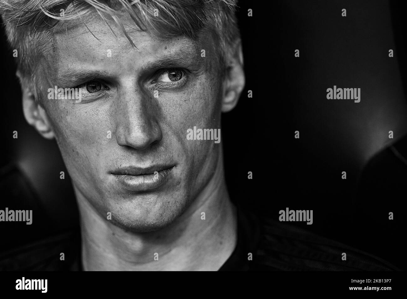 Daniel wass of valencia cf Black and White Stock Photos & Images - Alamy
