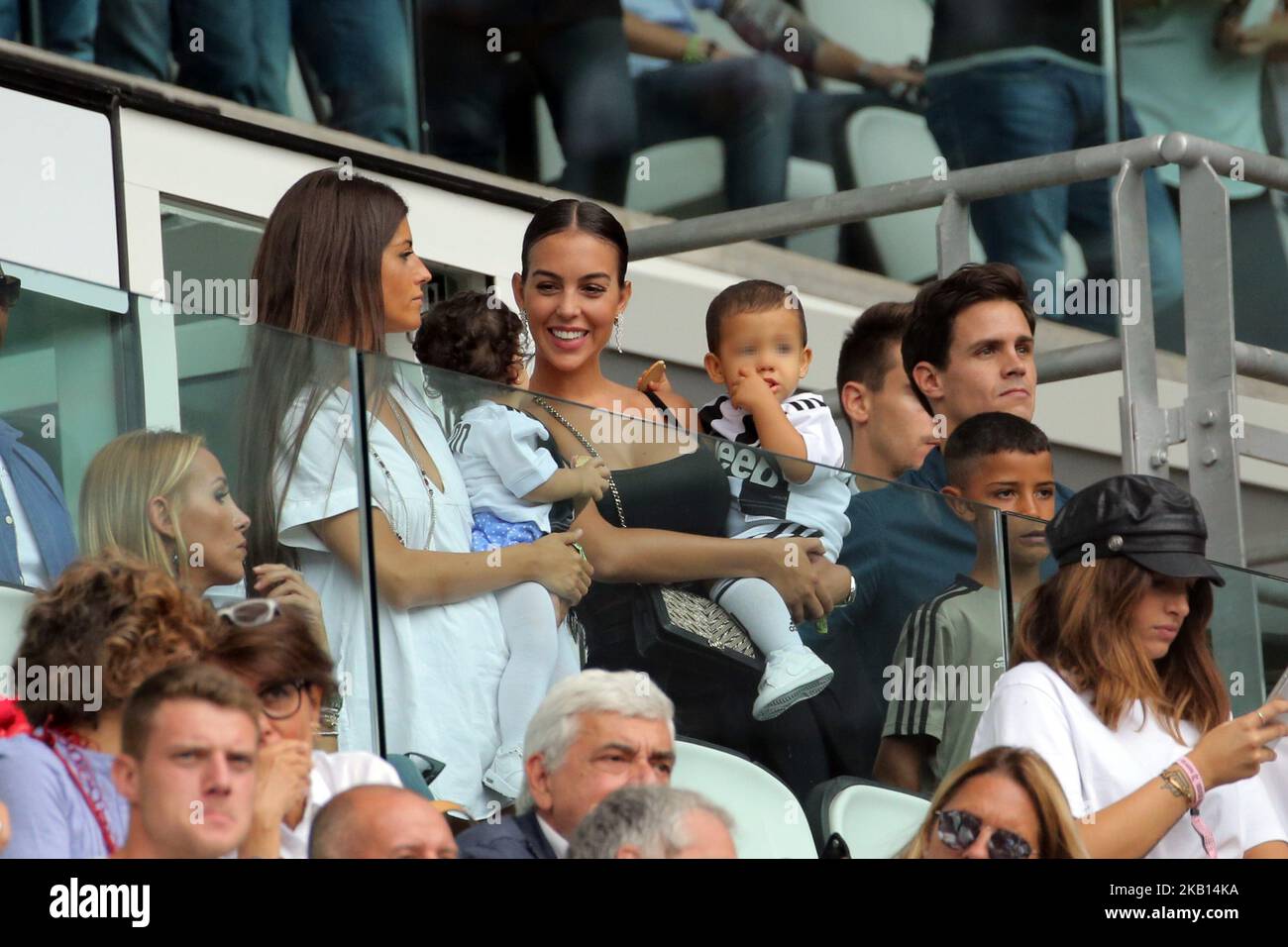 Georgina Rodriguez before the serie A match between Juventus FC and US ...