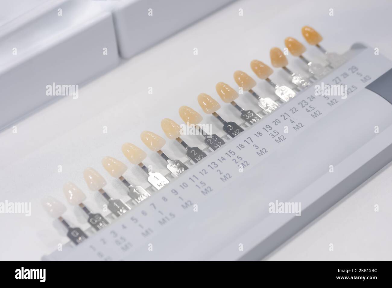 Teeth whitening chart hi-res stock photography and images - Alamy