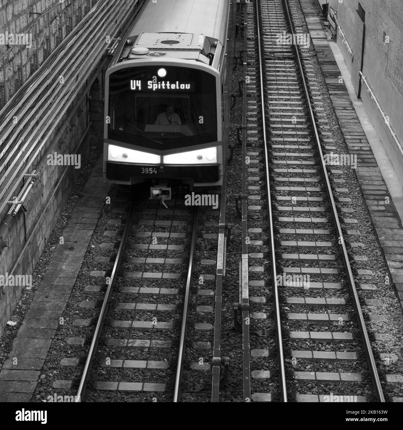 The Vienna Metro that covers the metropolitan area of Vienna, Austria ...
