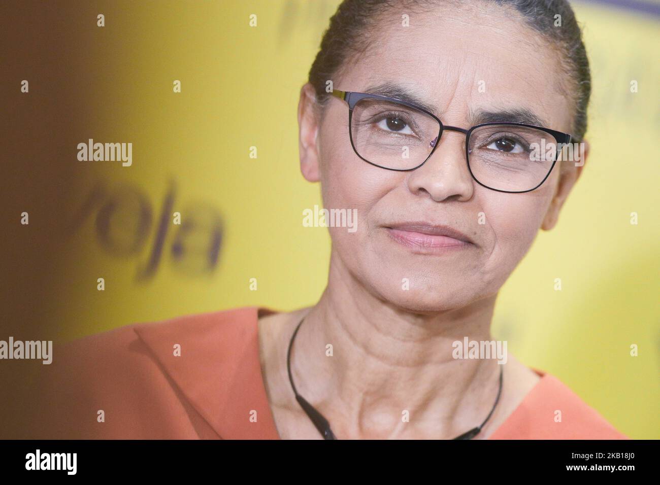 The presidential candidate, Marina Silva, interviewed at the Amarelas ...