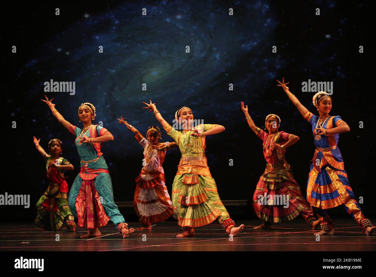 Students from the Nritya Kala Mandir School of Indian Classical Dance ...