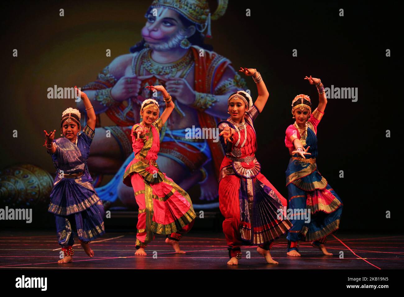 Students from the Nritya Kala Mandir School of Indian Classical Dance ...