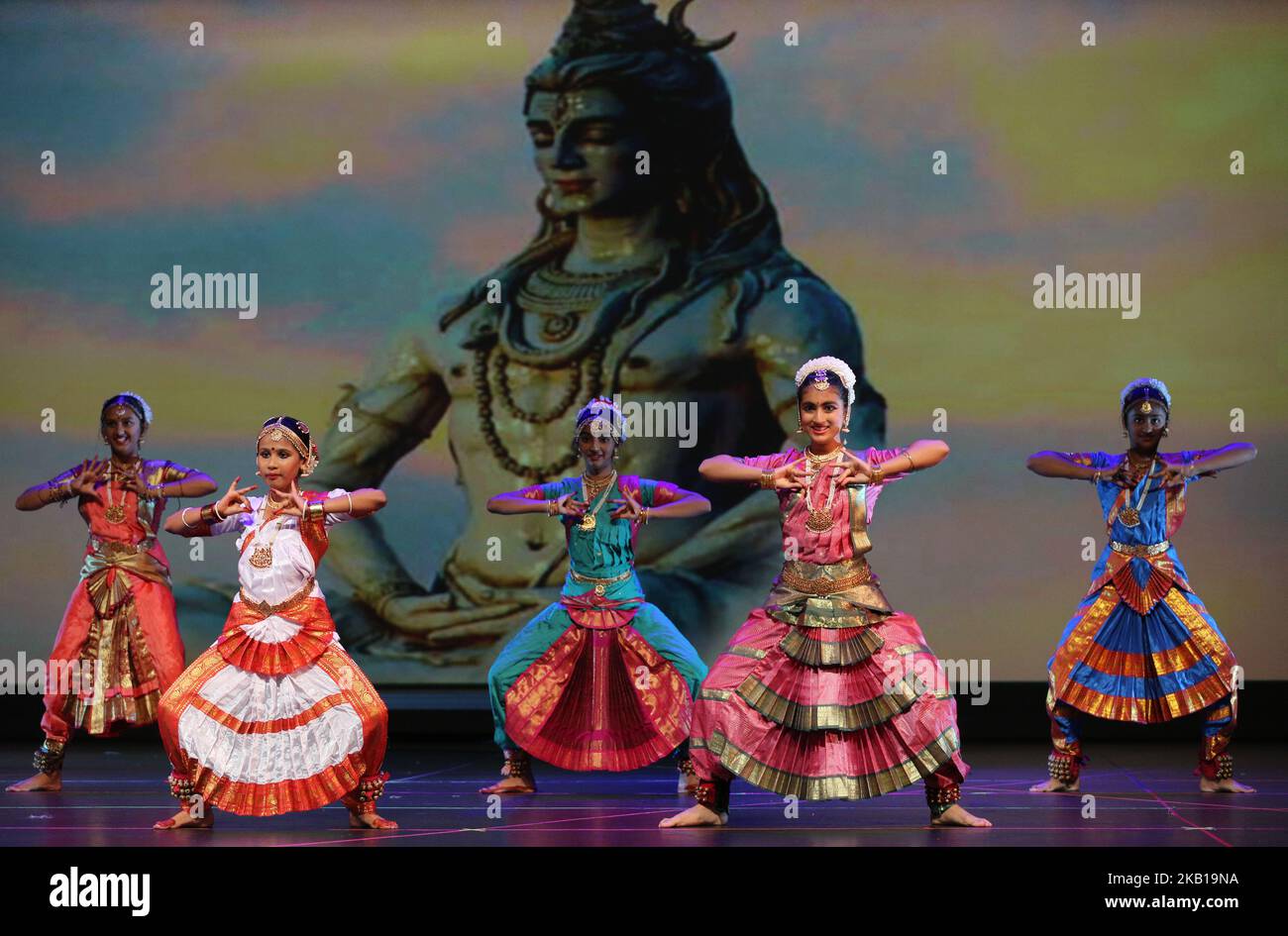 Students from the Nritya Kala Mandir School of Indian Classical Dance ...