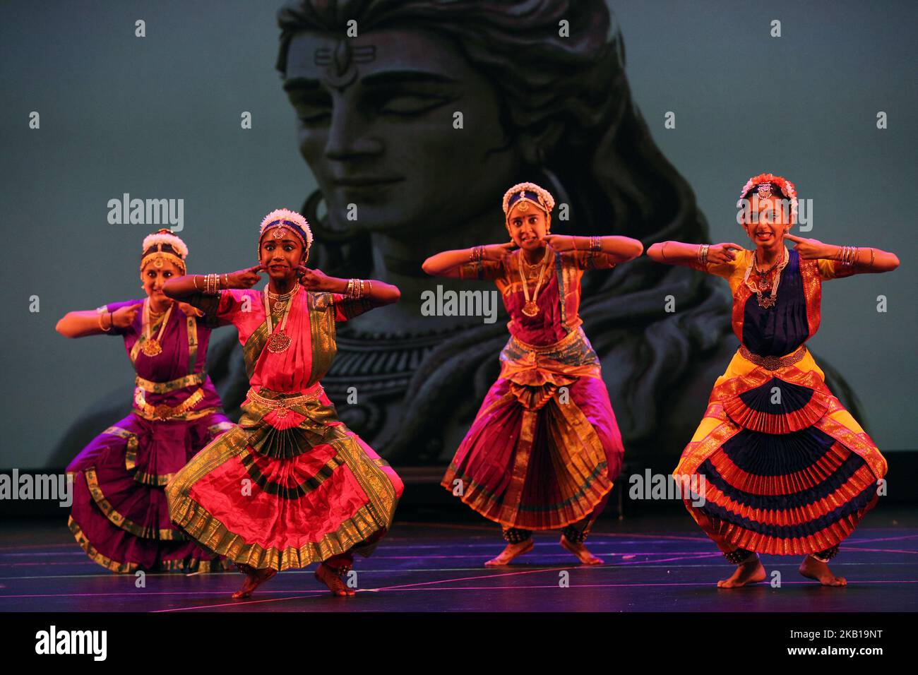 Students from the Nritya Kala Mandir School of Indian Classical Dance ...