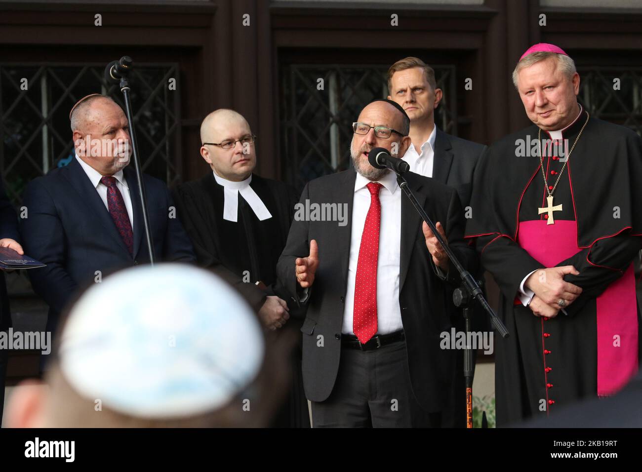 Chief Rabbi of Poland Michael Schudrich is seen in Gdansk, Poland on 20 ...