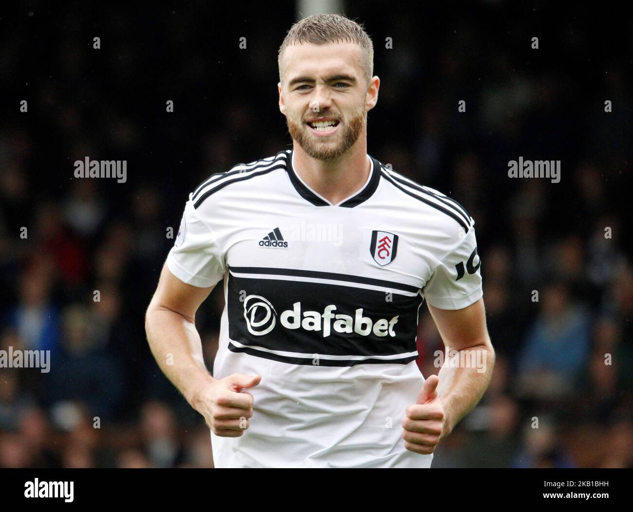 Calum Chambers during Premier League between Fulham and Watford at ...
