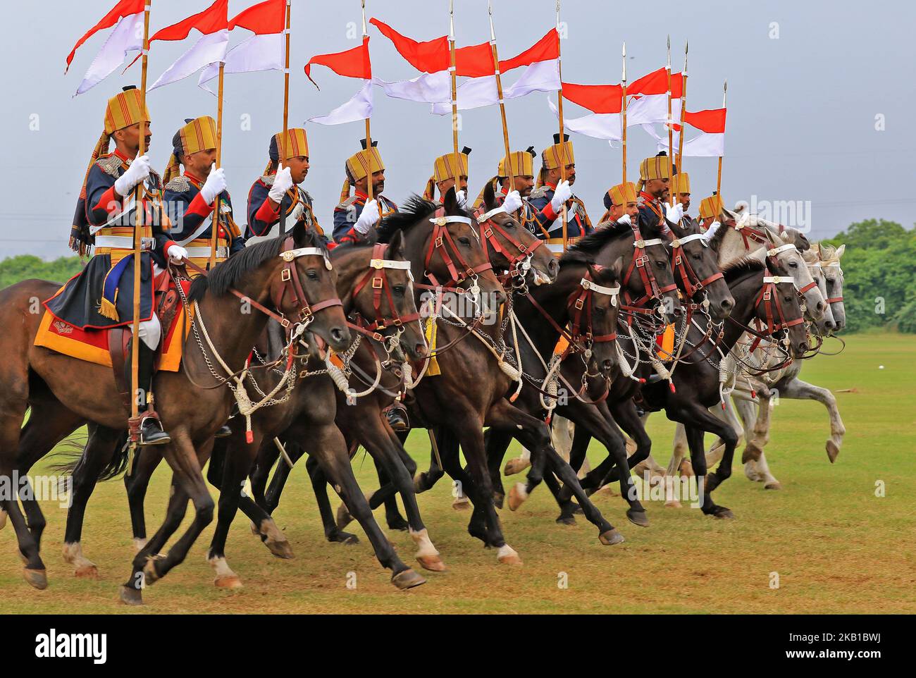 Indian cavalry parade hi-res stock photography and images - Alamy