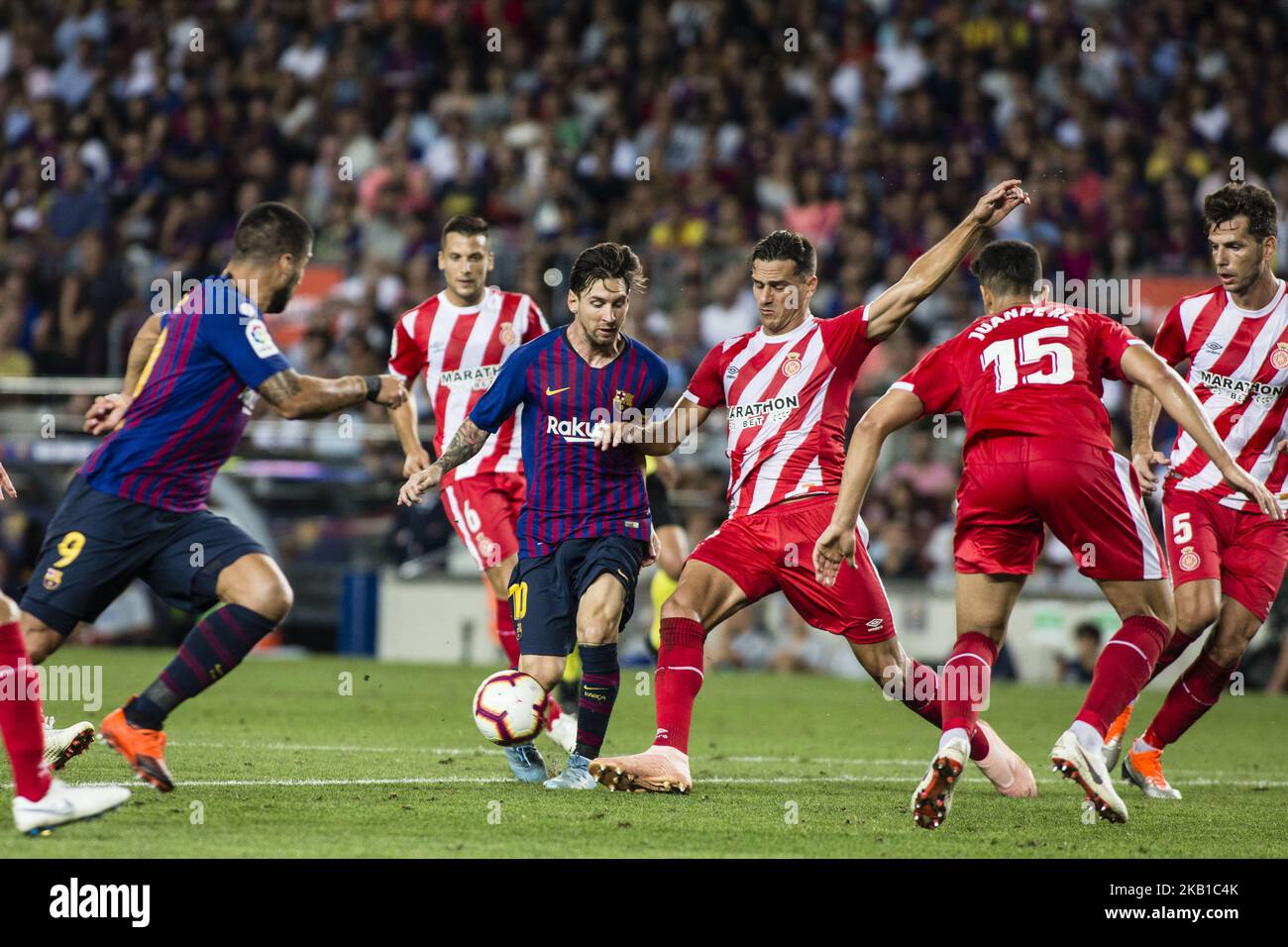 Leo Messi of FC Barcelona during the La Liga game between FC Barcelona ...