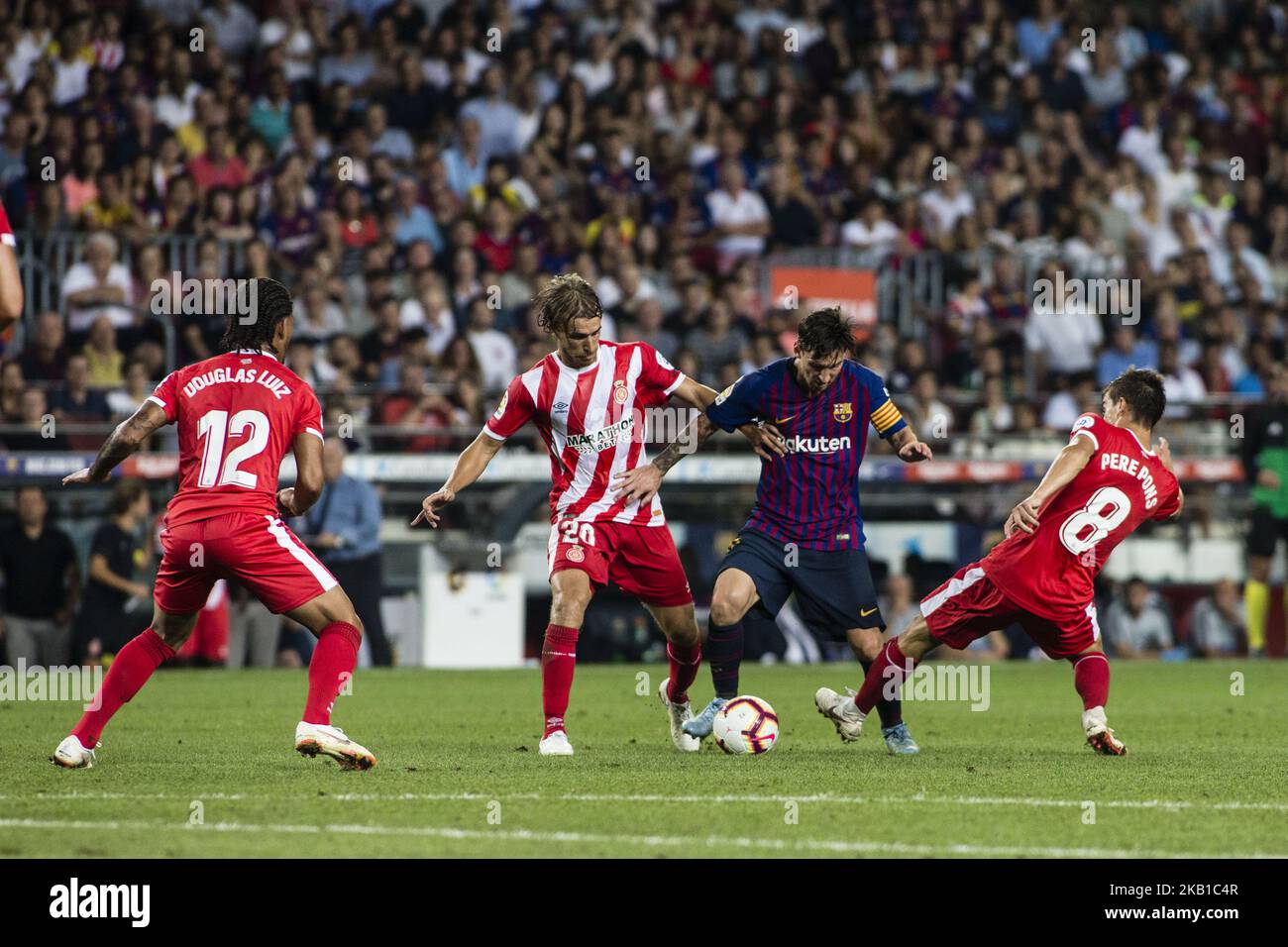 Leo Messi of FC Barcelona during the La Liga game between FC Barcelona ...