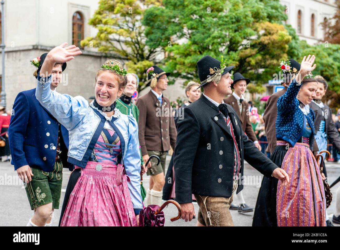 September 23rd, Munich. World-famous procession on the first Sunday of ...