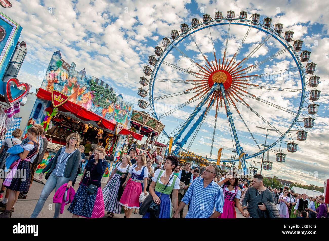 September 23rd, Munich. After the famous Costume and Riflemen's Parade ...