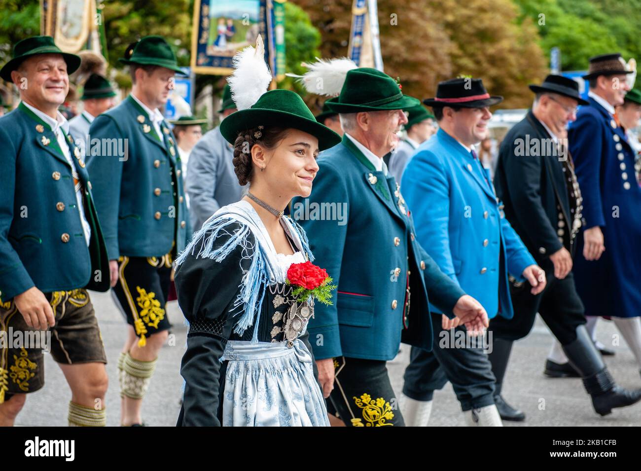 September 23rd, Munich. World-famous procession on the first Sunday of ...