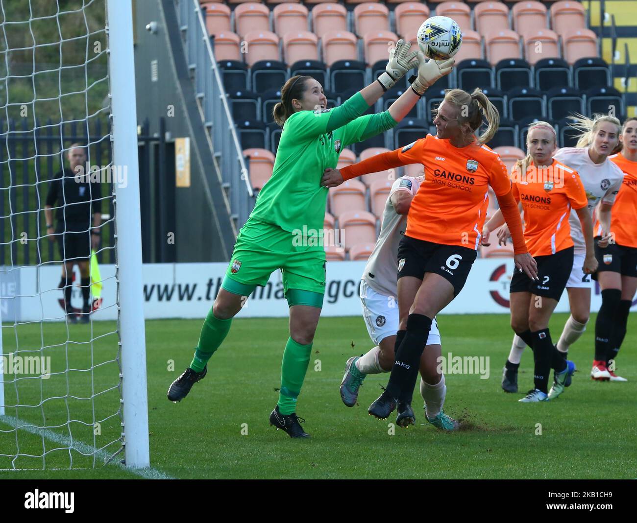 Sarah Quantrill of London Bees during Women's Super League Two match ...