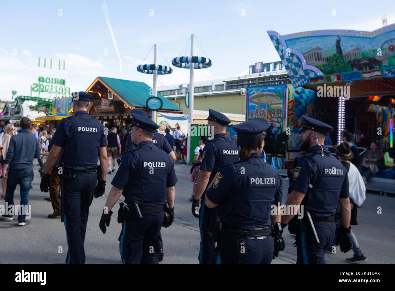The police patrolling on day one of the Oktoberfest ceebrations in ...