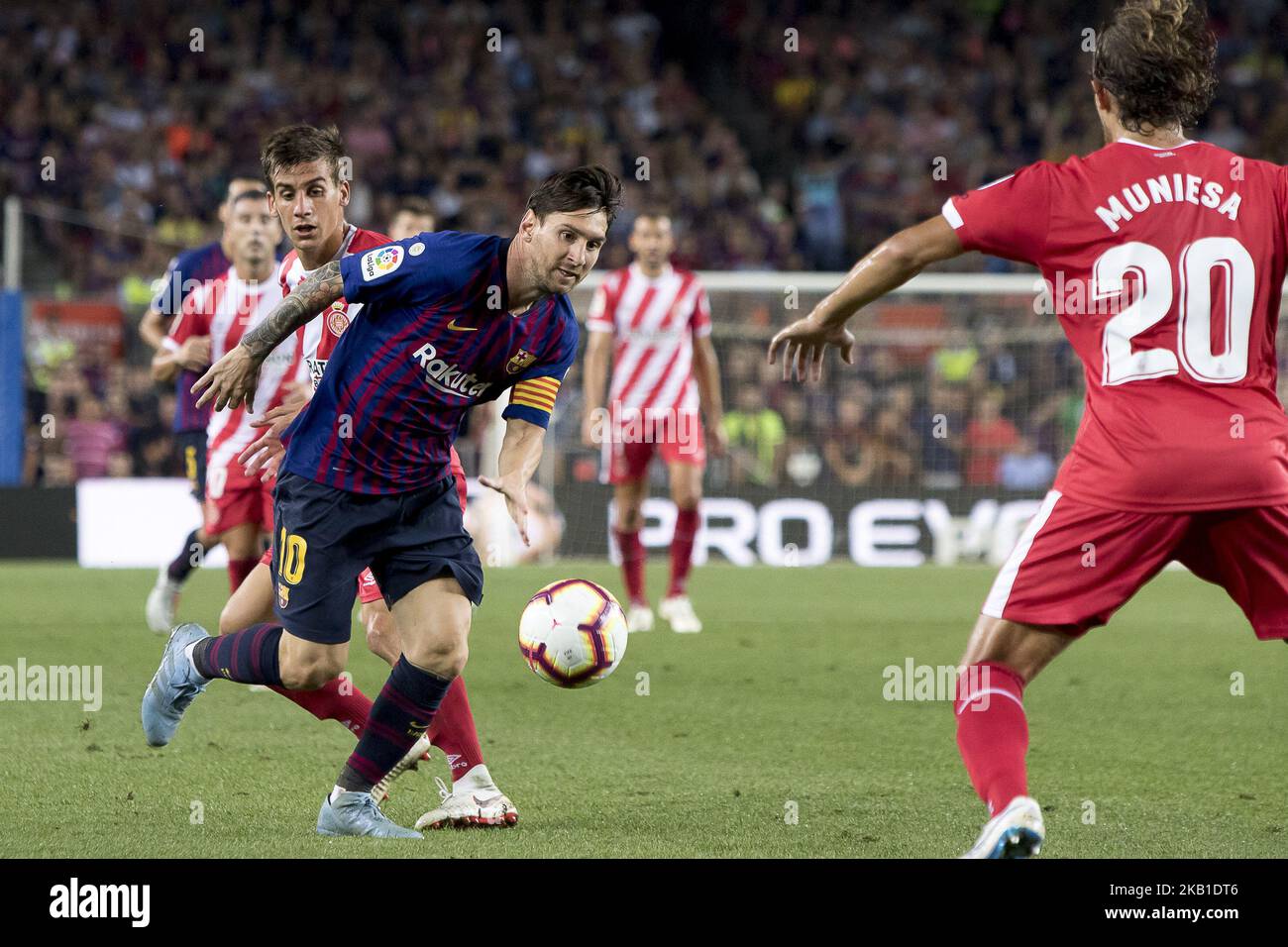 Leo Messi during the spanish league La Liga match between FC Barcelona ...