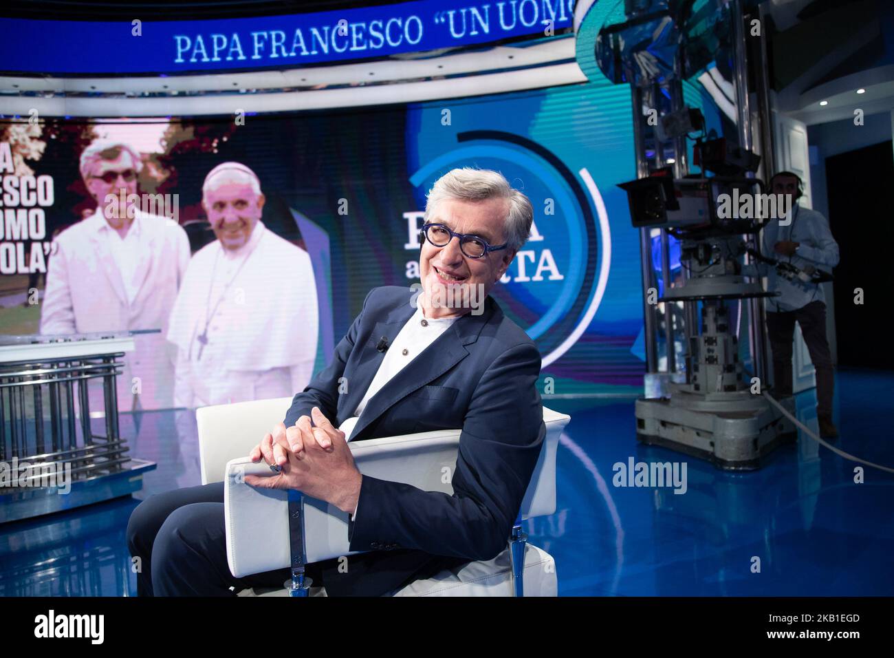 A Porta a Porta Talk Show by Bruno Vespa interview with the German ...