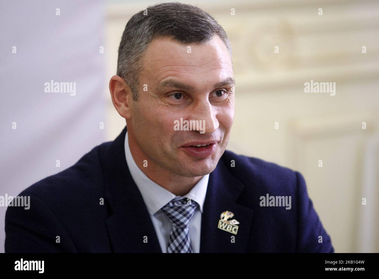 Kiev's Mayor and former heavyweight boxing champion Vitali Klitschko ...