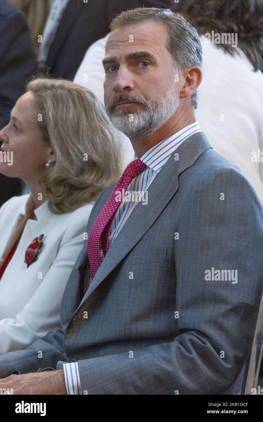 Spanish King Felipe VI attends the Foro Tendencias Espana 2019 in ...