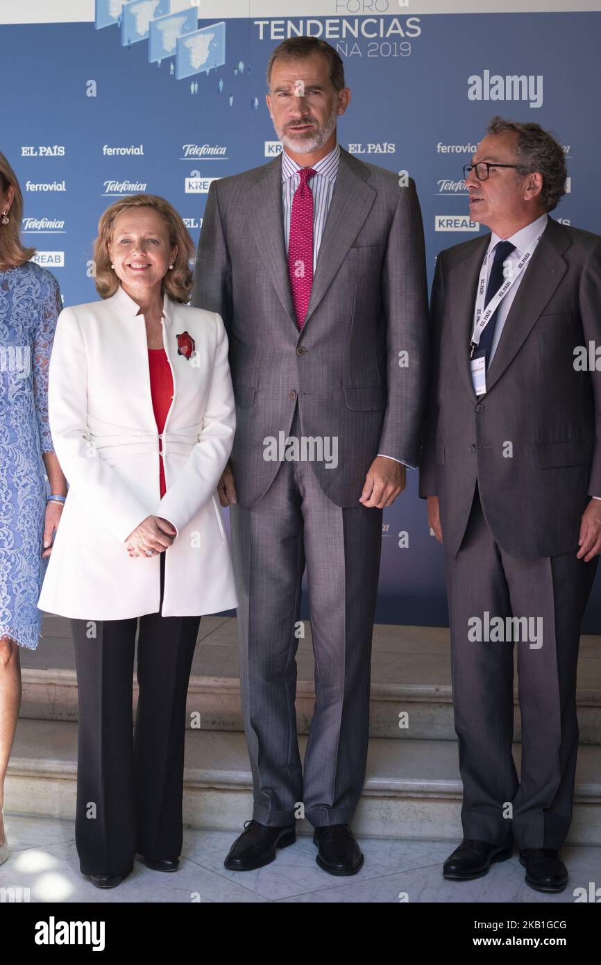 Spanish King Felipe VI attends the Foro Tendencias Espana 2019 in ...