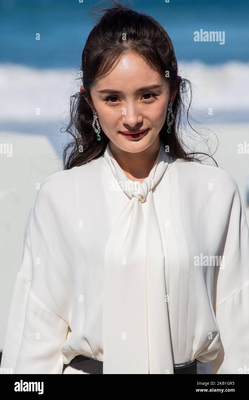 Mi Yang attends 'Bao Bei Er (Baby)' photocall during 66th San Sebastian ...