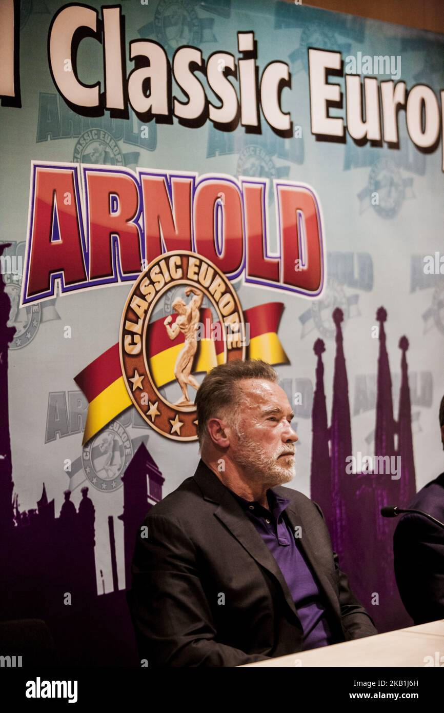 Arnold Schwarzenegger in the "Arnold Classic Europe" 2018 multisport ...