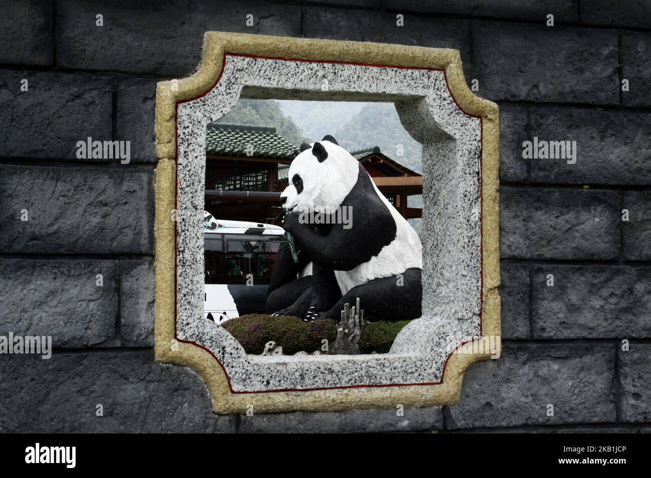 The Indonesia Panda Castle pictured during the commemoration of the 1st ...
