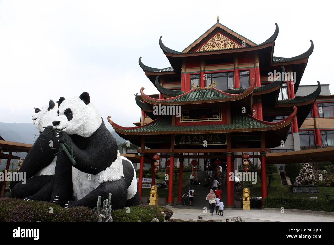 The Indonesia Panda Castle pictured during the commemoration of the 1st ...