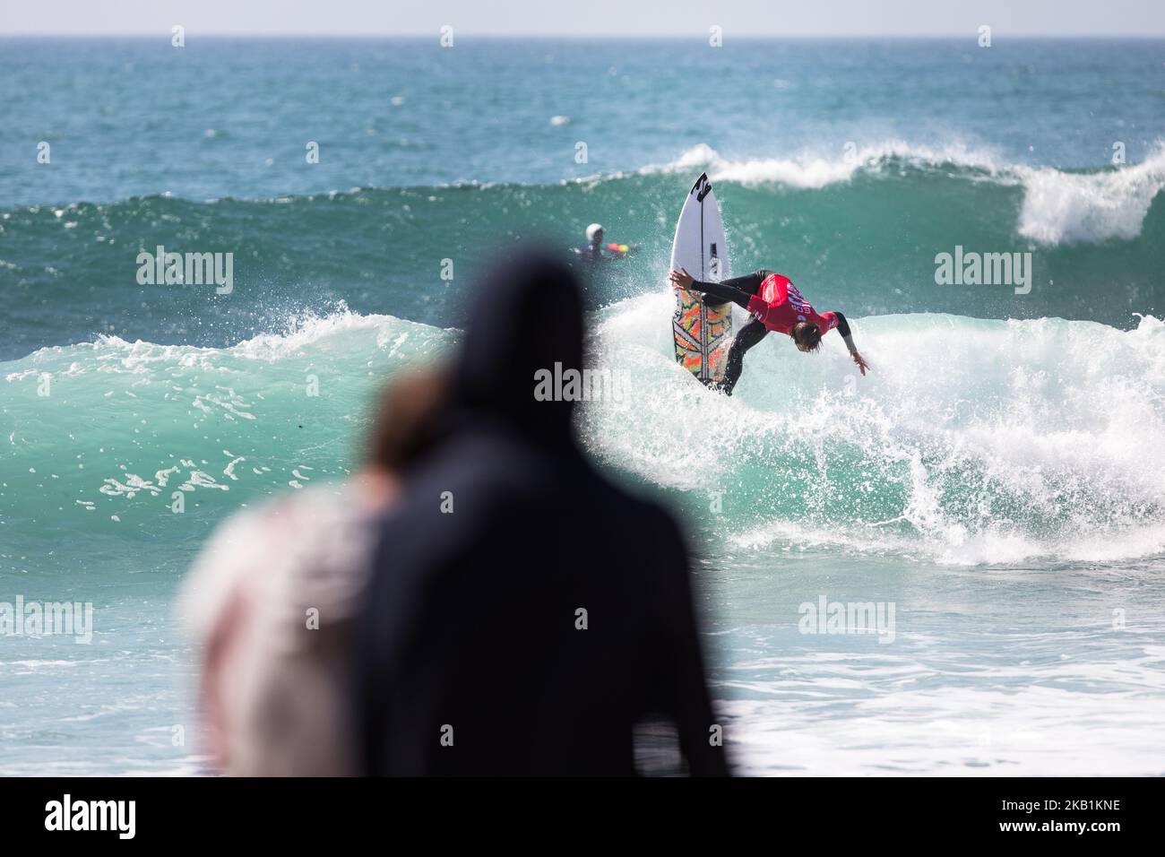 The Australian surfer, Ryan Callinan, on the wave during the final ...