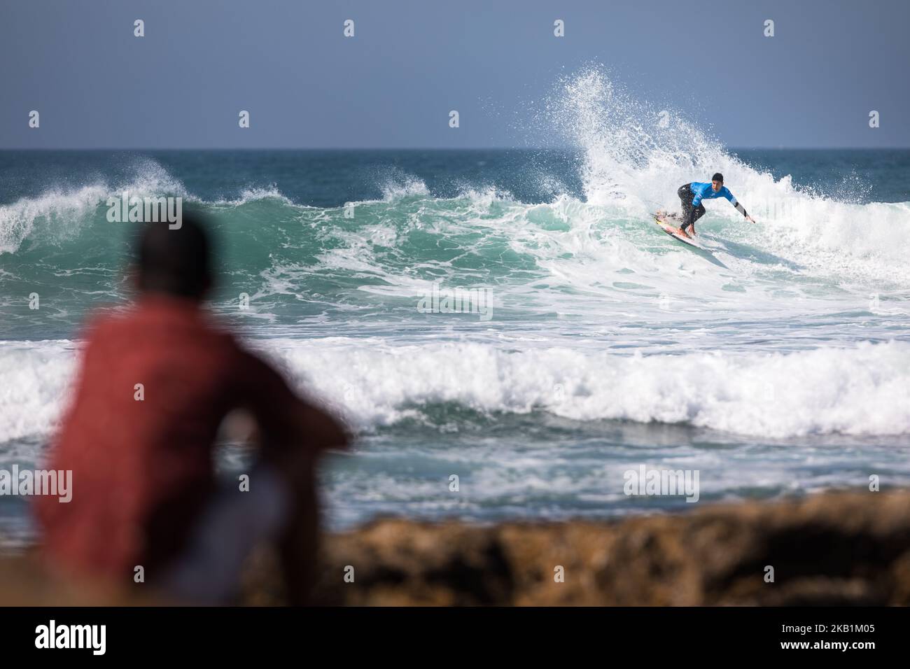 The Brazilian surfer and world champion, Gabriel Medina, on the wave ...