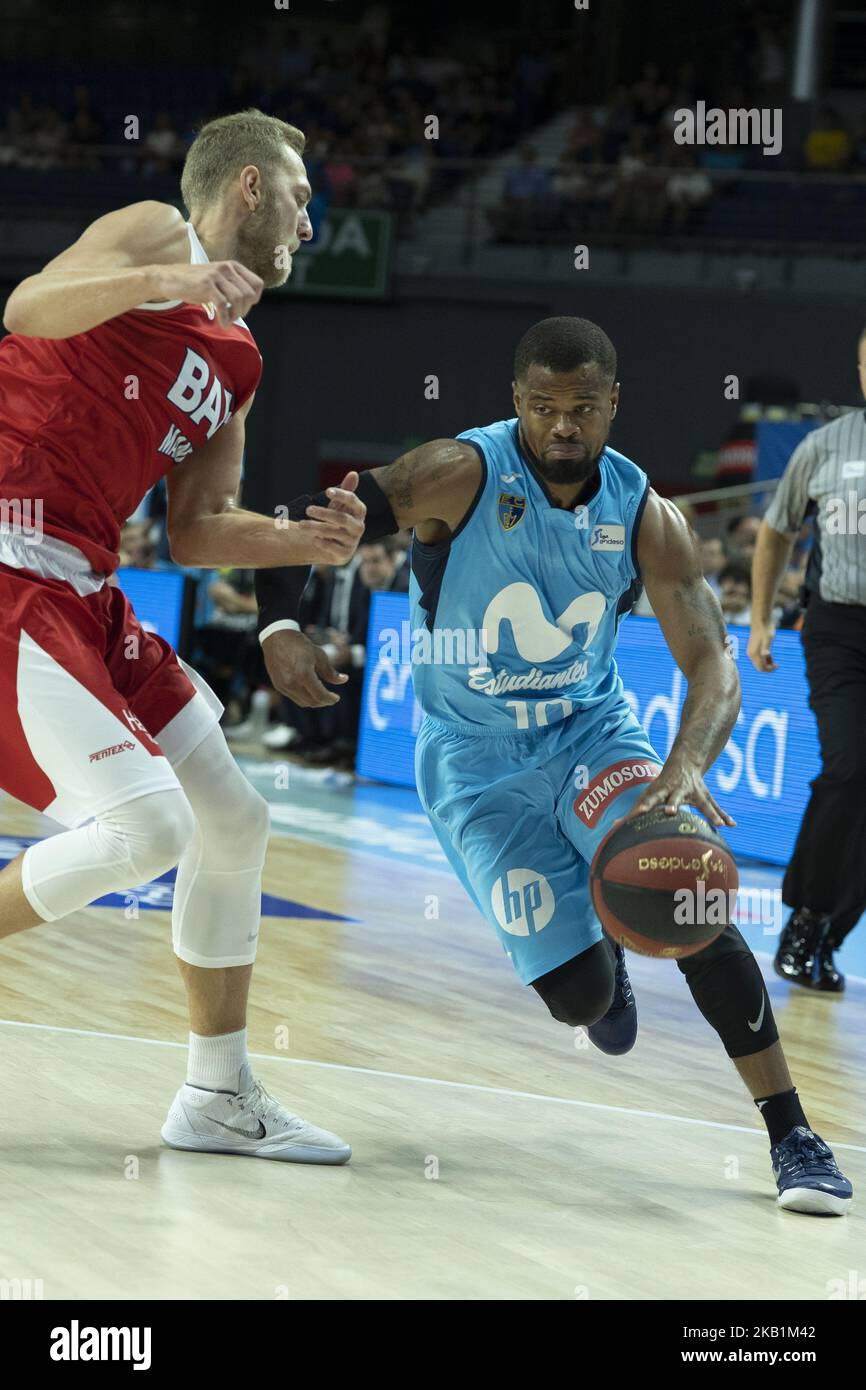 Omar Cook of Movistar Estudiantes during Movistar Students vs BAXI MAN ...