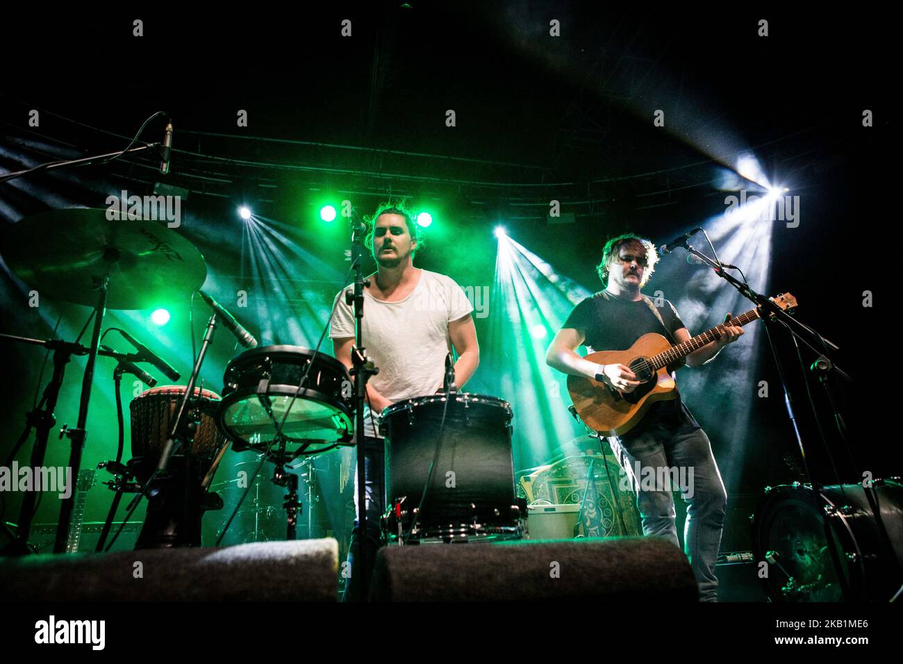 The Australian pop folk band Pierce Brothers performing live at ...