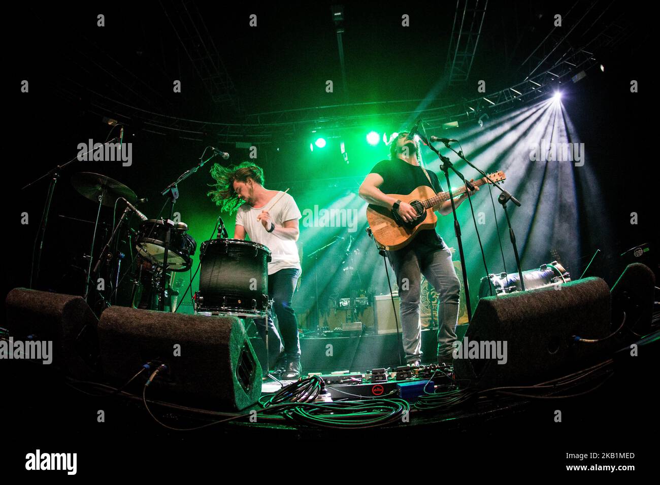 The Australian pop folk band Pierce Brothers performing live at ...