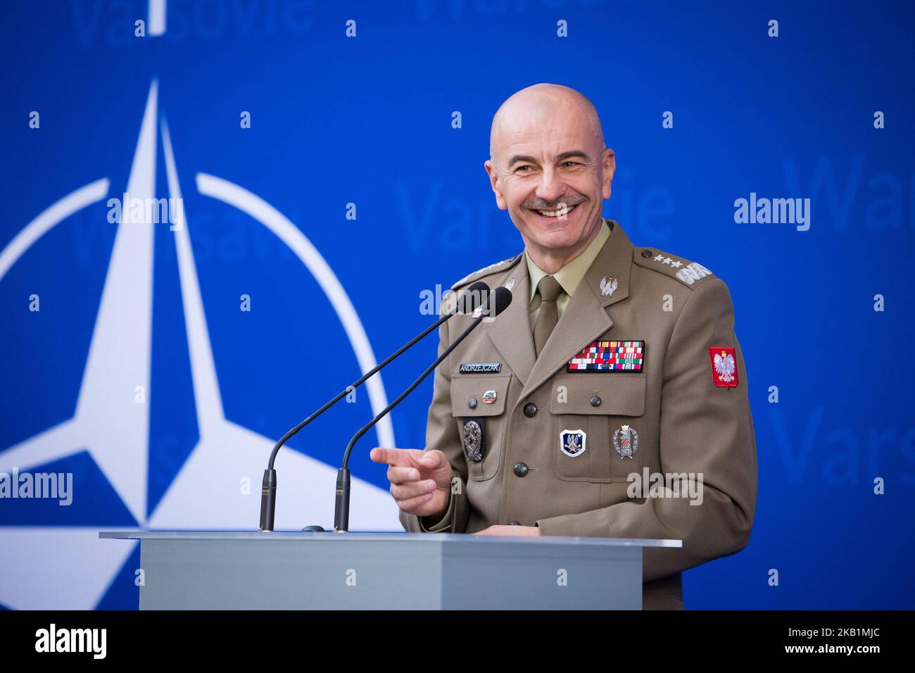 Chief of the general staff of the polish armed forces hi-res stock ...