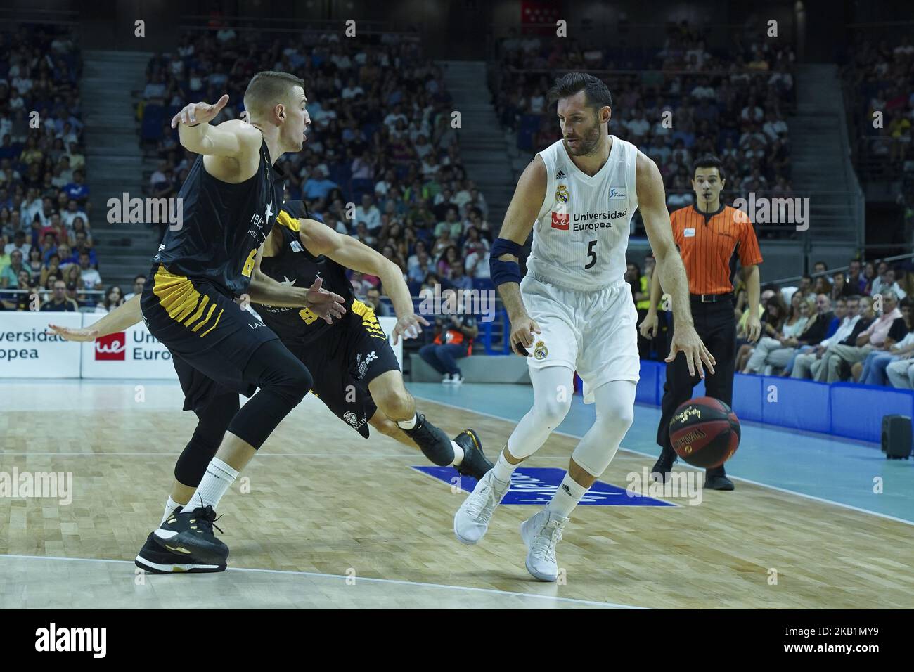 FERNANDEZ of Real Madrid during Spanish ACB basketball Real Madrid vs ...