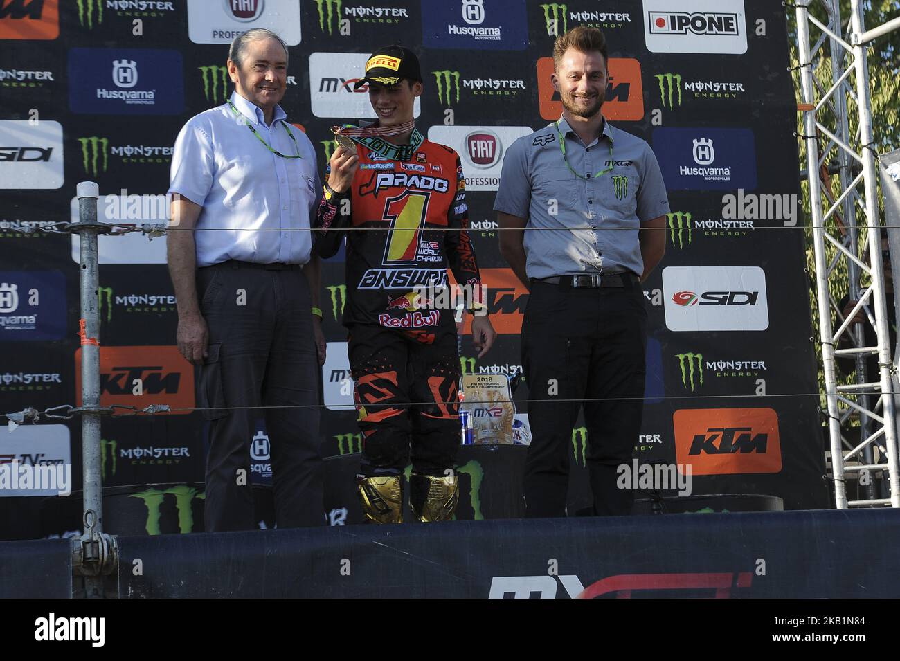 61Prado, Jorge - podium winner the World Round 6-Italy - Imola MX2 at ...
