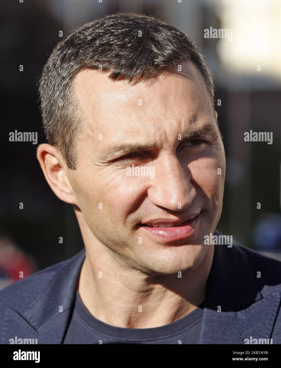 Ukrainian heavyweight boxing champion Vladimir Klitschko attends an ...