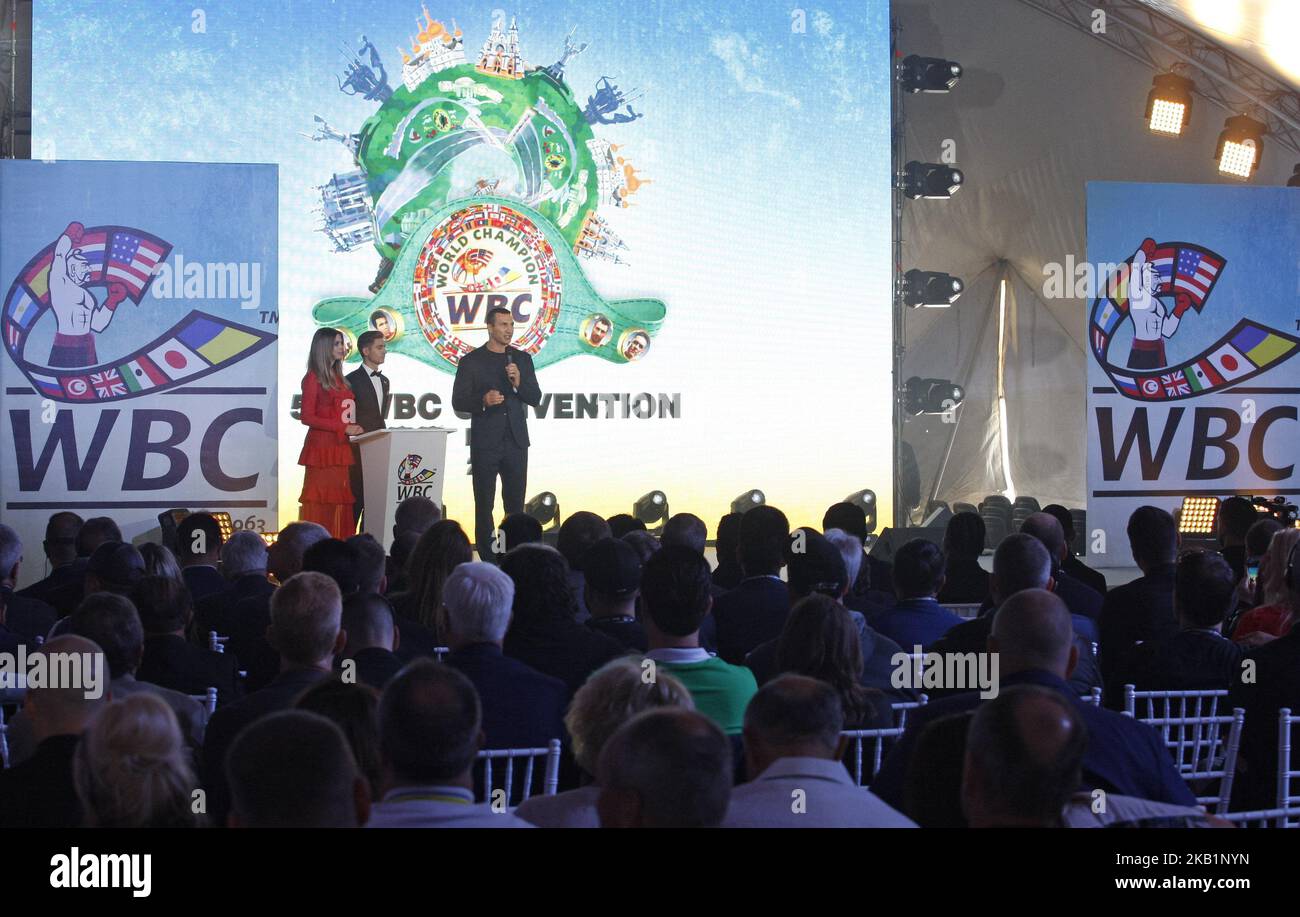 A general view of an official opening of the 56th WBC ( World Boxing ...