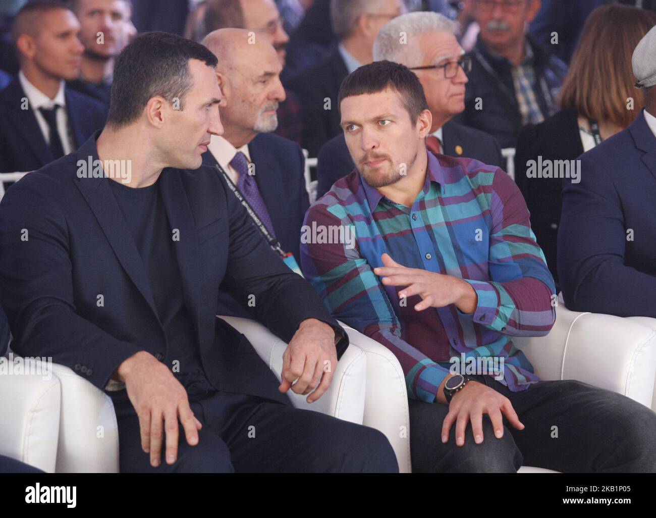 Ukrainian heavyweight boxing champion Vladimir Klitschko and Ukrainian ...