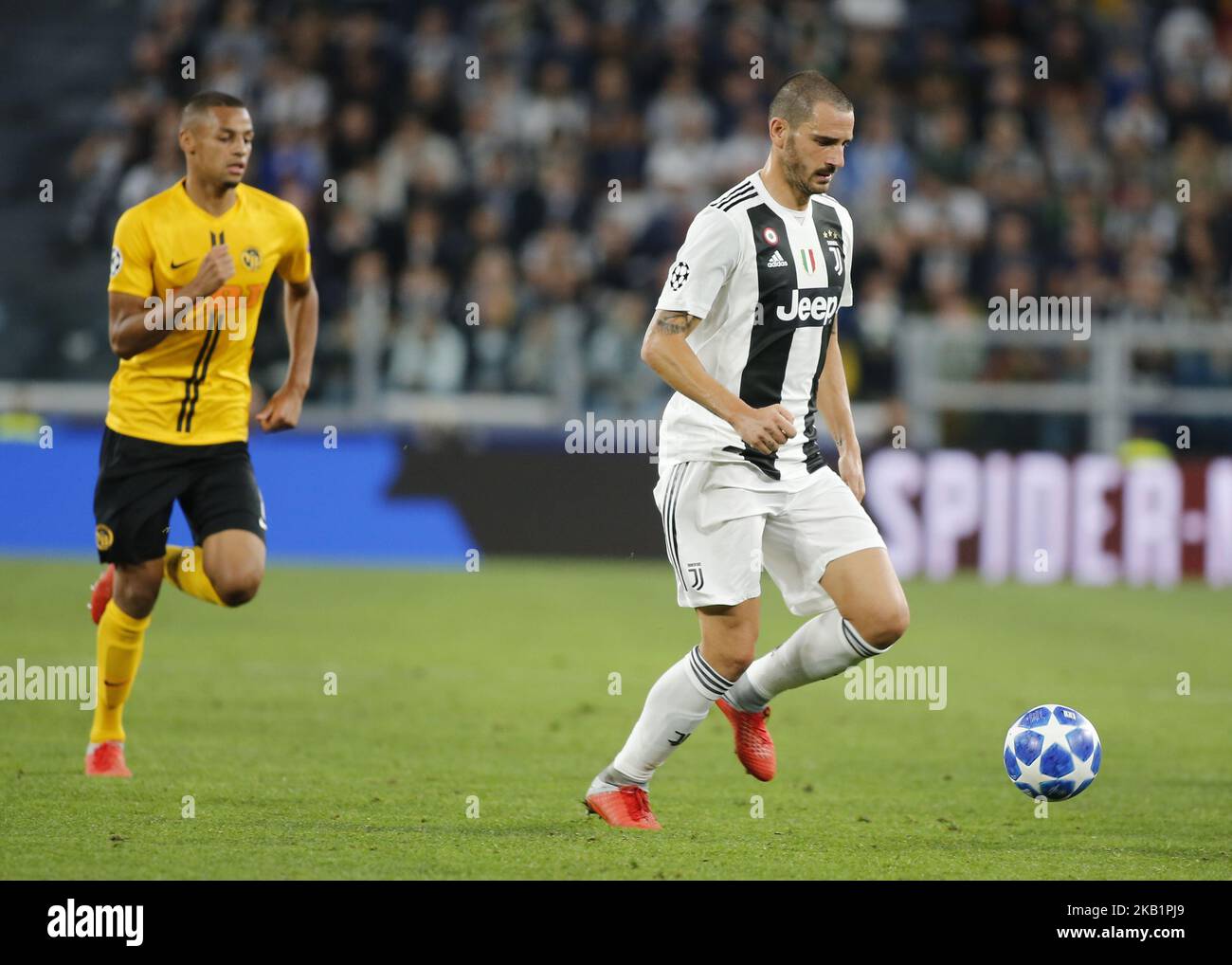 Leonardo Bonucci during Champions League match between Juventus v Young ...