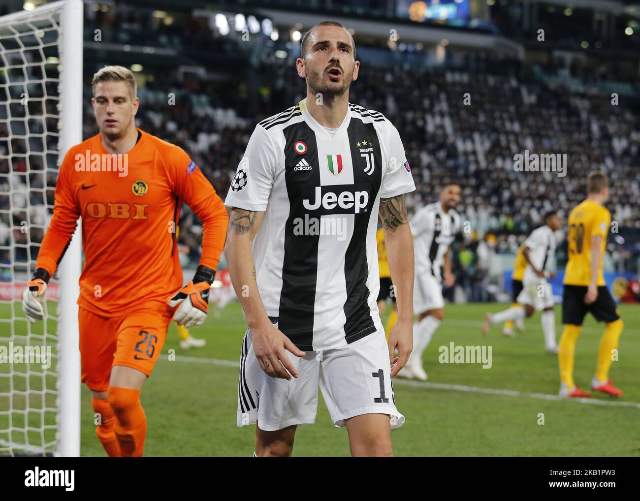 Leonardo Bonucci during Champions League match between Juventus v Young ...