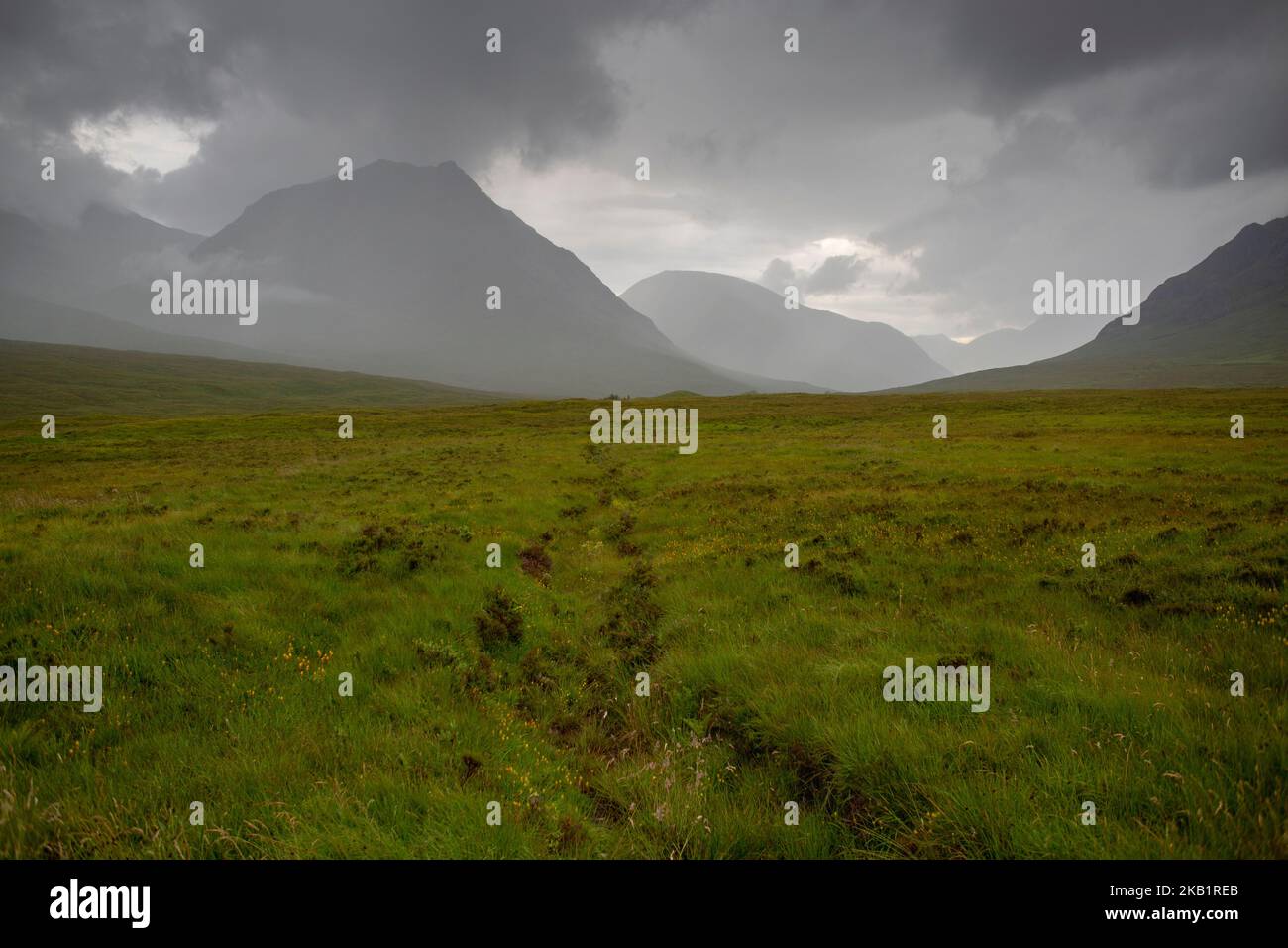 Mountains and valleys in Glencoe, Scotland Stock Photo - Alamy