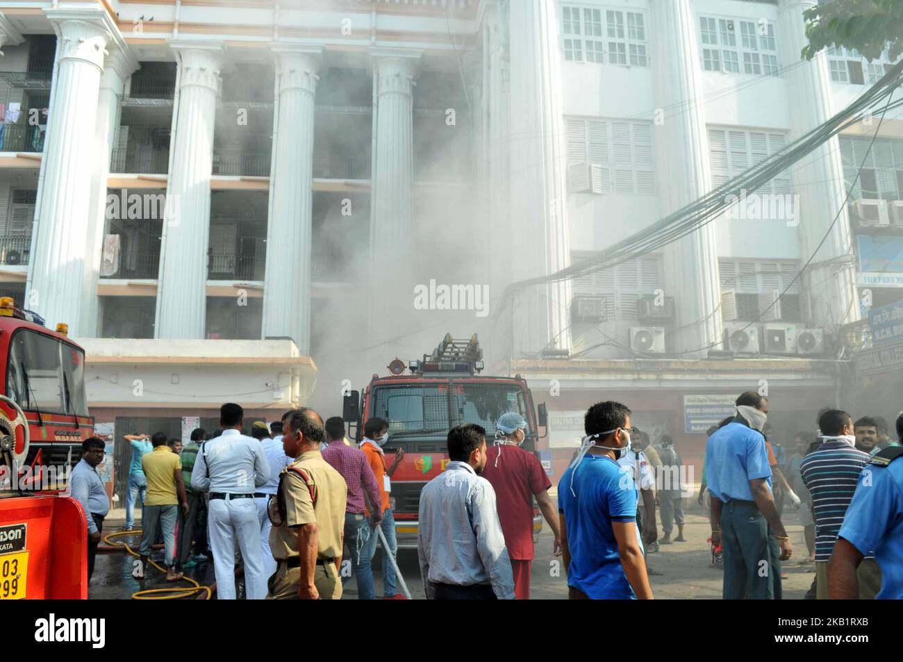 Fire officials douse water hi-res stock photography and images - Alamy