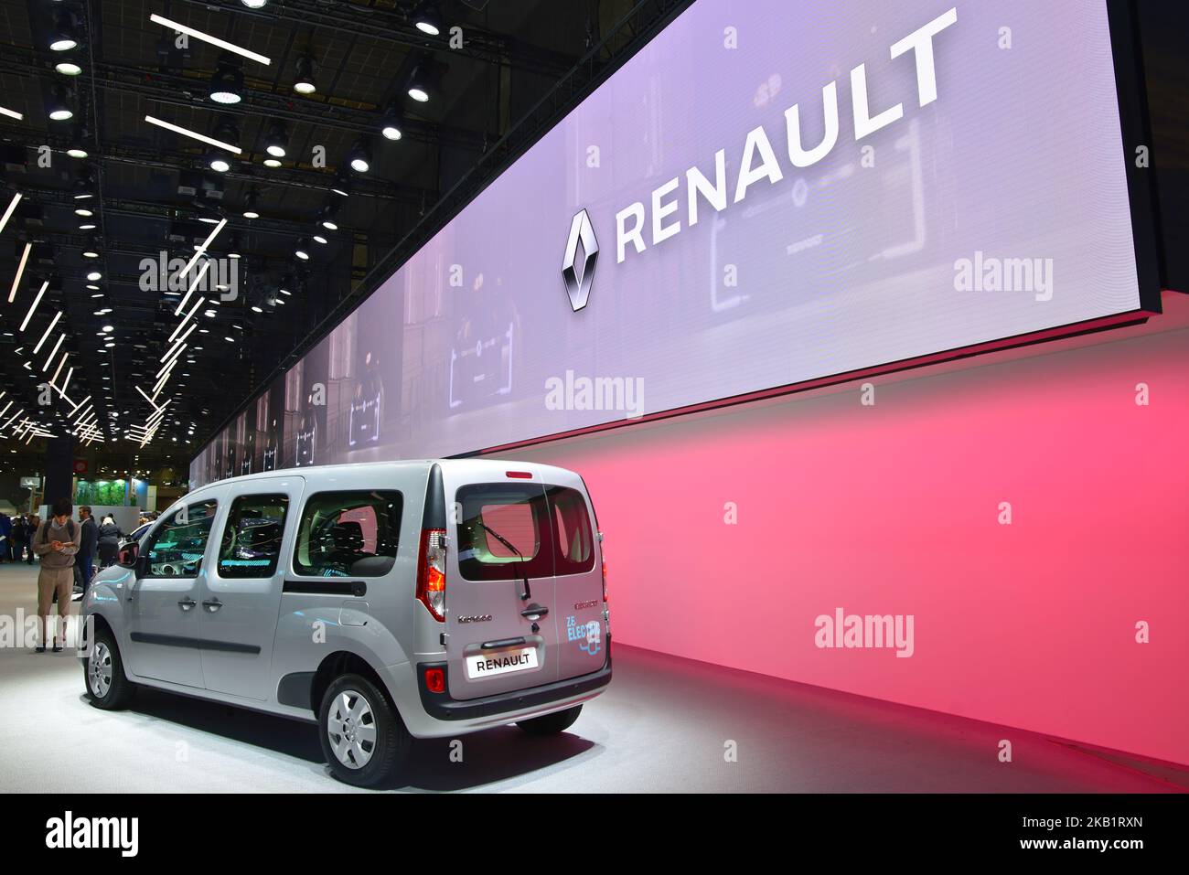 Renault displayed their new cars and new technologies at during the ...