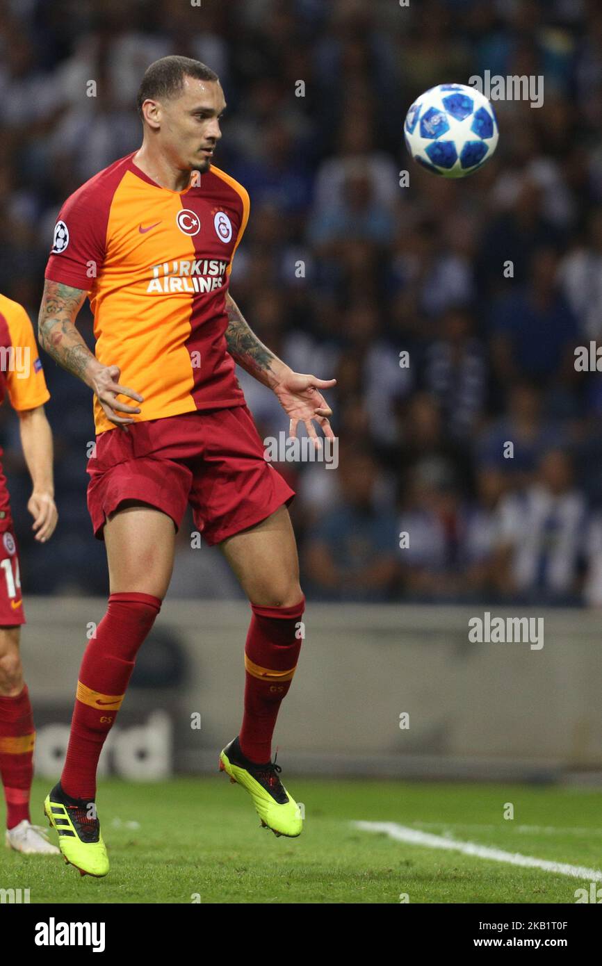 Maicon defender of Galatasaray in action during the UEFA Champions ...