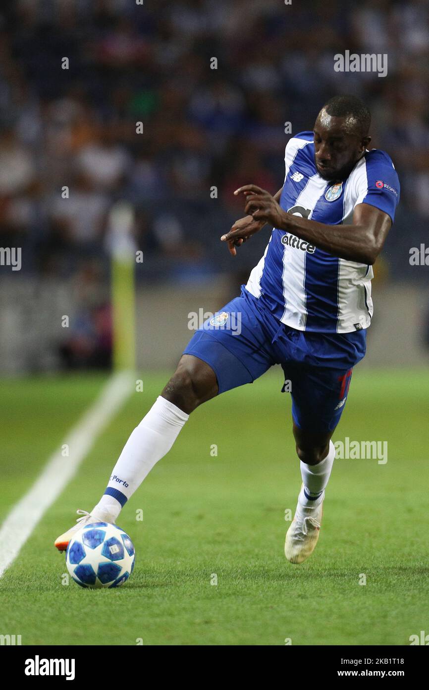 Porto's Malian forward Moussa Marega in action during the UEFA ...