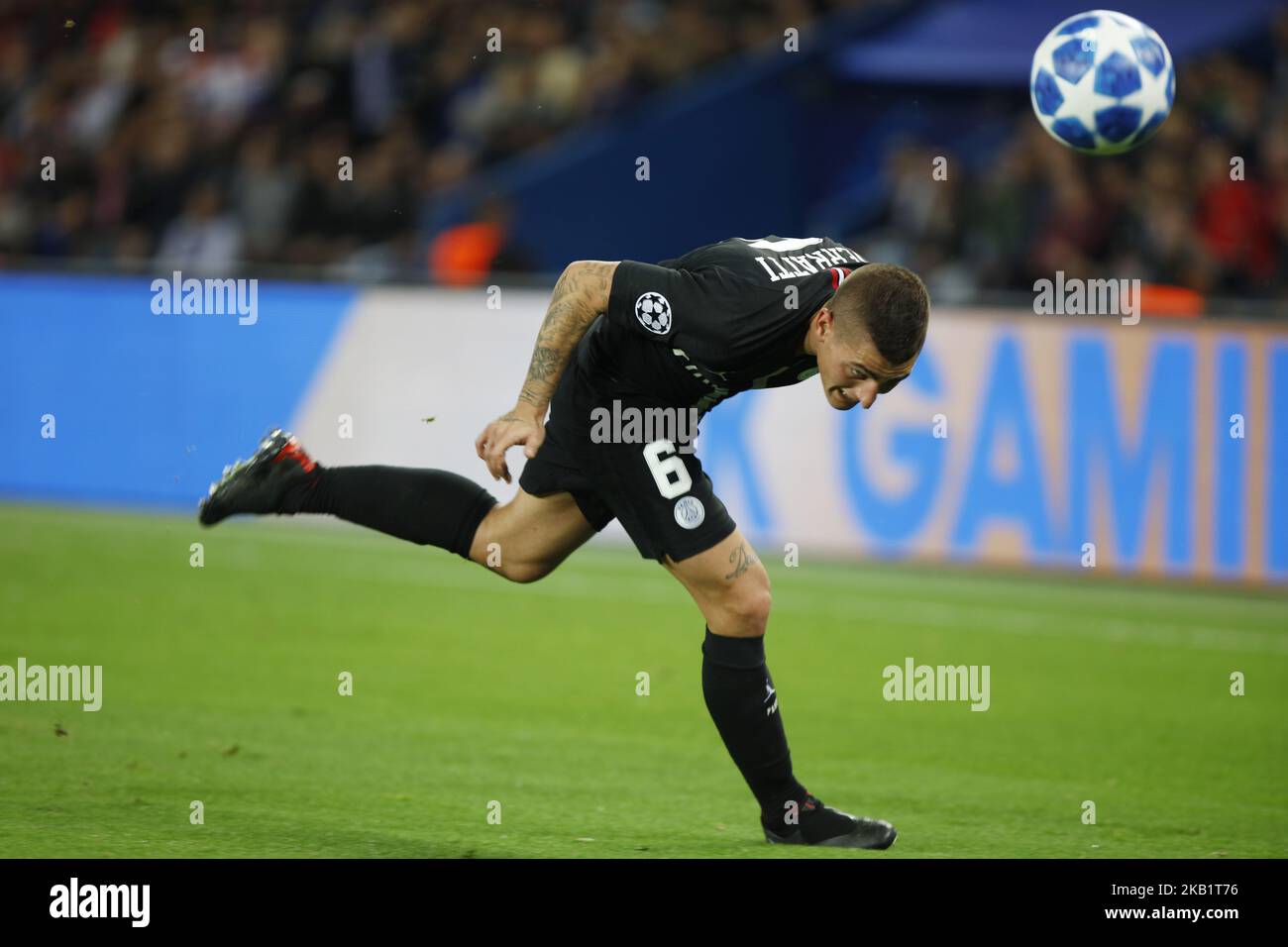 Marco Verratti of PSG during the Group C match of the UEFA Champions ...
